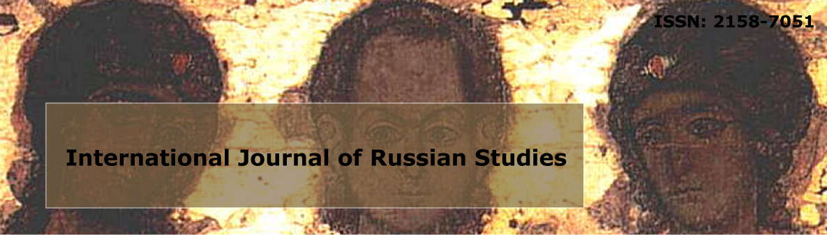 Home | IJORS - International Journal of Russian Studies